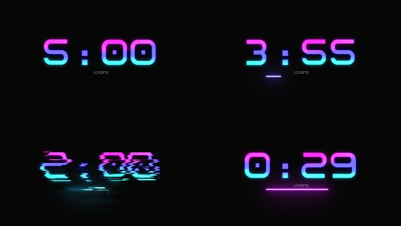 STREAM Countdown Timer for Twitch and Kick - Overlay Webm Format ...