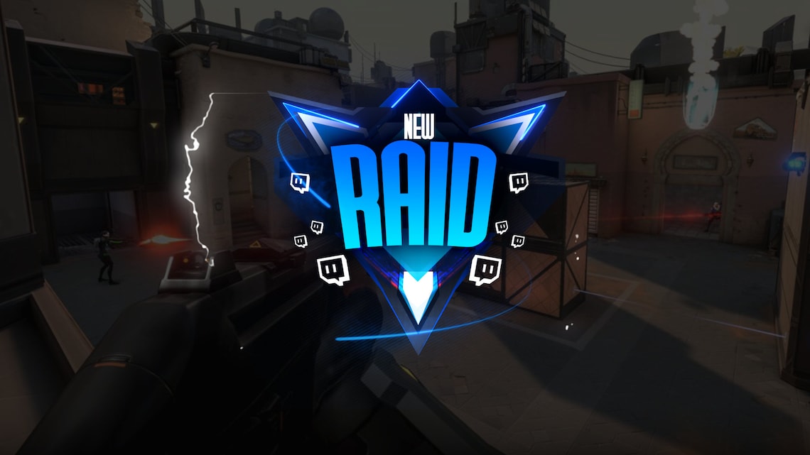 Animated Stream Alerts Neon Blue Style Compatible With - Etsy