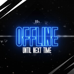 Neon Blue Animated Stream Overlay Pack: HD Webm for OBS - Etsy Canada