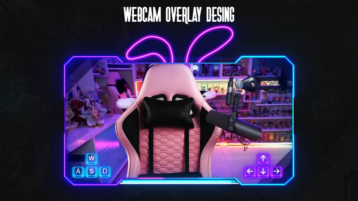 Webcam Overlay Stream - Arcade Gaming Pack of 3 Animated Styles - WEBM ...
