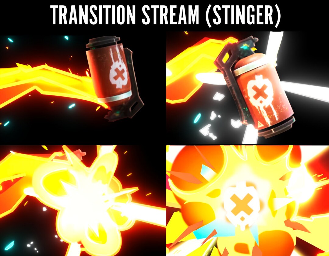Stinger Scene Transition Stream - Explosion Style - Twitch and Kick ...