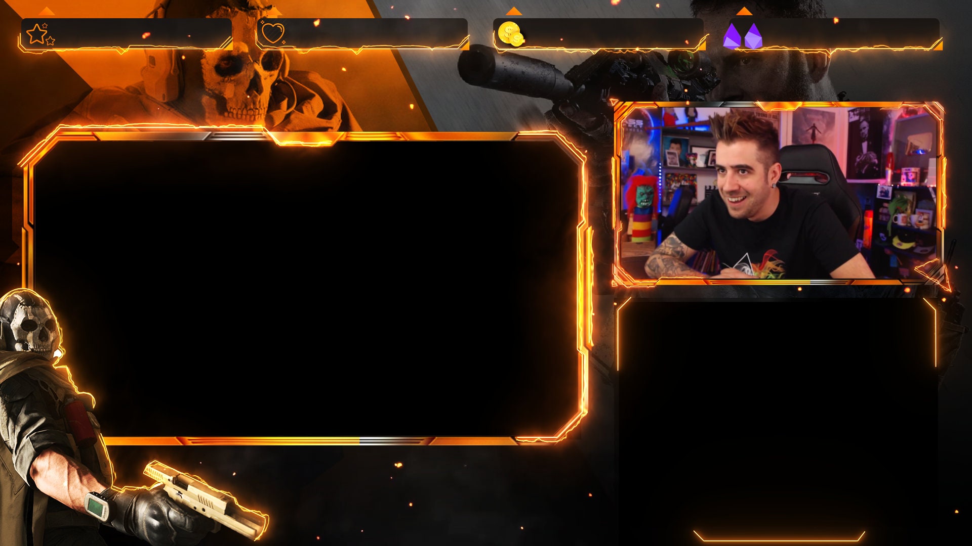 Call of Duty Overlay Stream pack Animated Formato Webm | Etsy