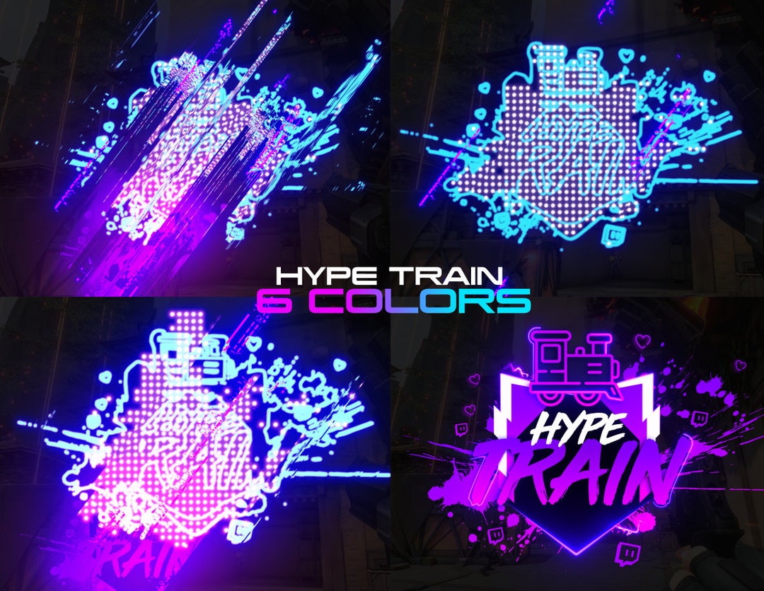 Animated Stream Alert - Hype Train - Includes 6 Colors - Etsy