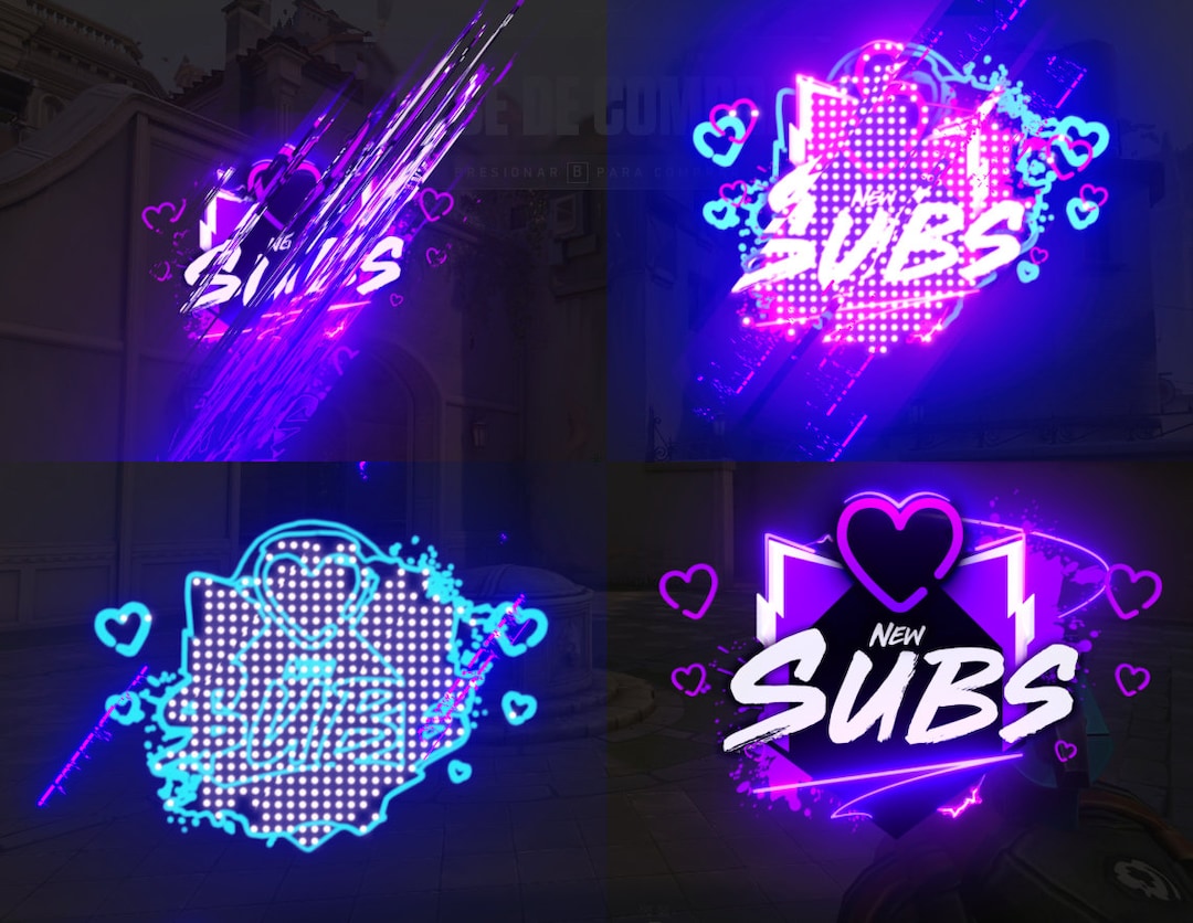 Animated Stream Alerts - Purple Style - Compatible Twitch - Kick ...