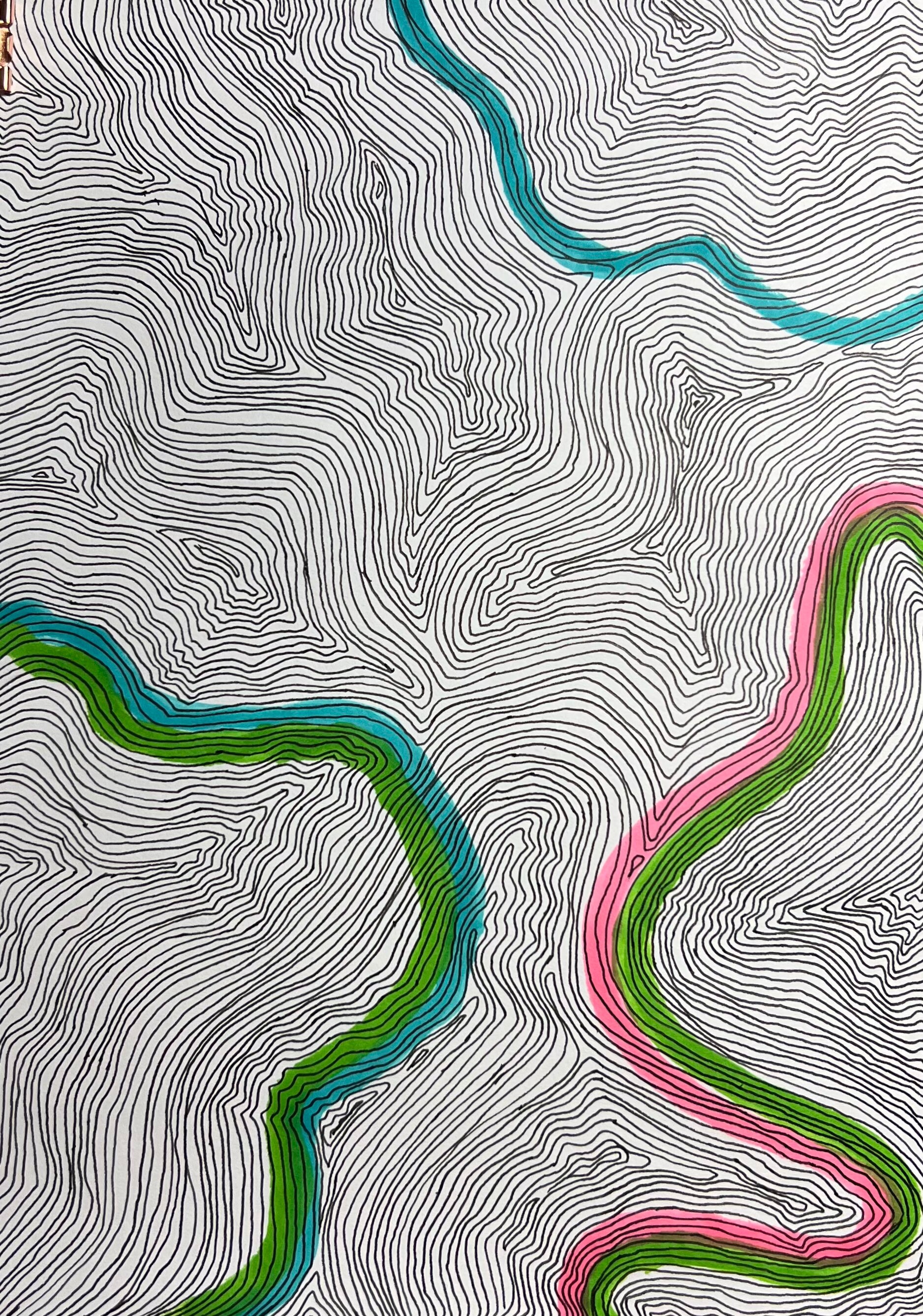 Line Drawing, Line Art, Pen Art, Abstract Art, Abstract Drawing ...