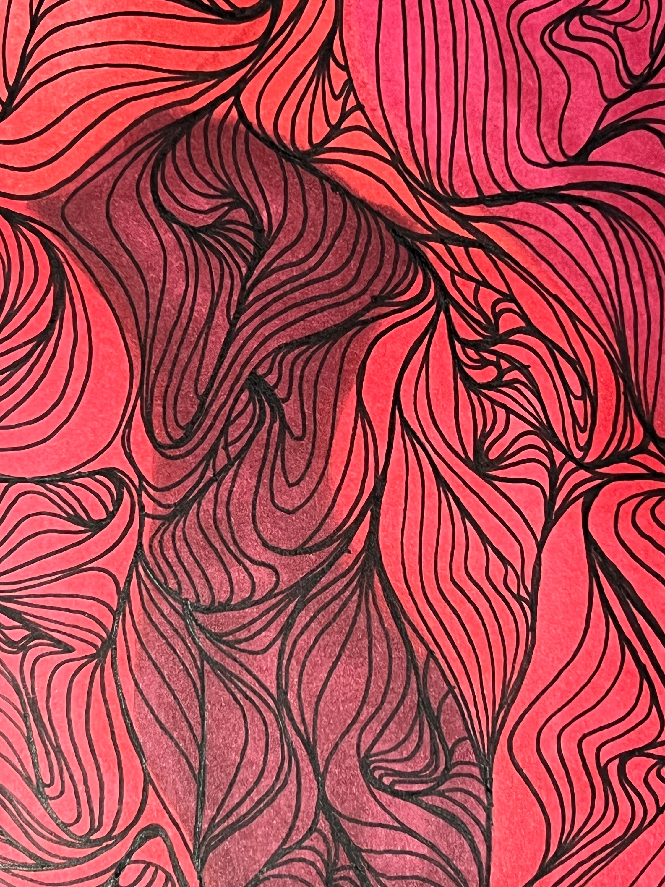 Line Drawing, Line Art, Abstract Art, Colorful Art, Marker Art, Ink Art ...