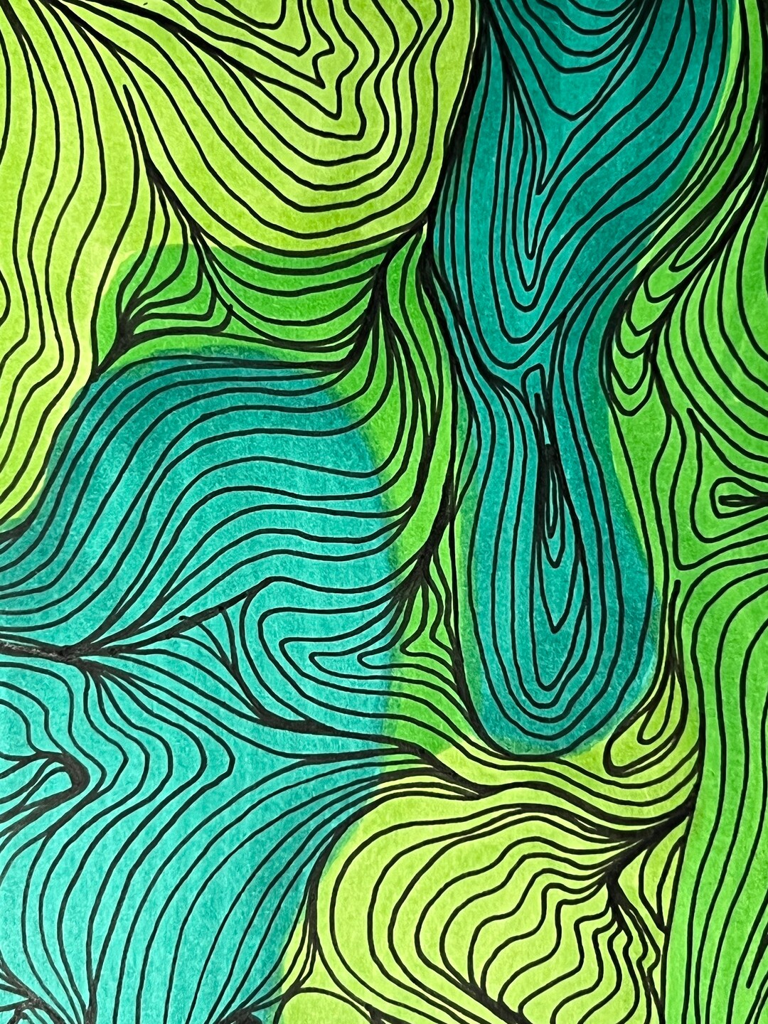 Line Drawing, Line Art, Abstract Art, Colorful Art, Marker Art, Ink Art ...