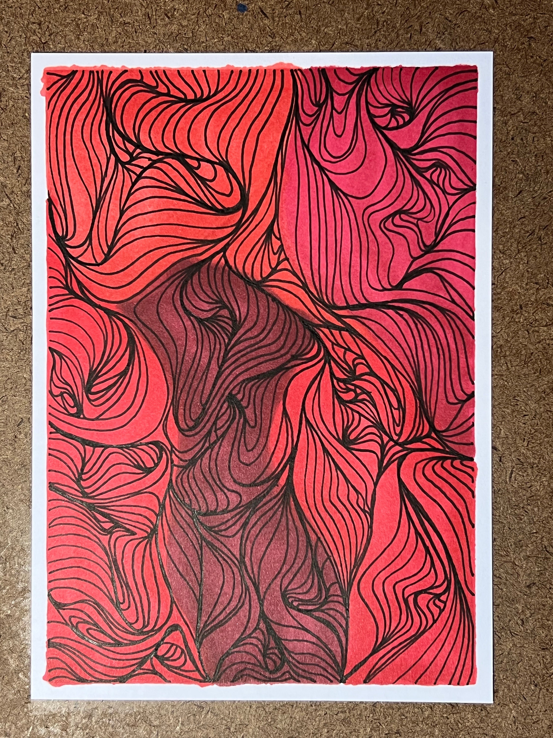 Line Drawing, Line Art, Abstract Art, Colorful Art, Marker Art, Ink Art ...