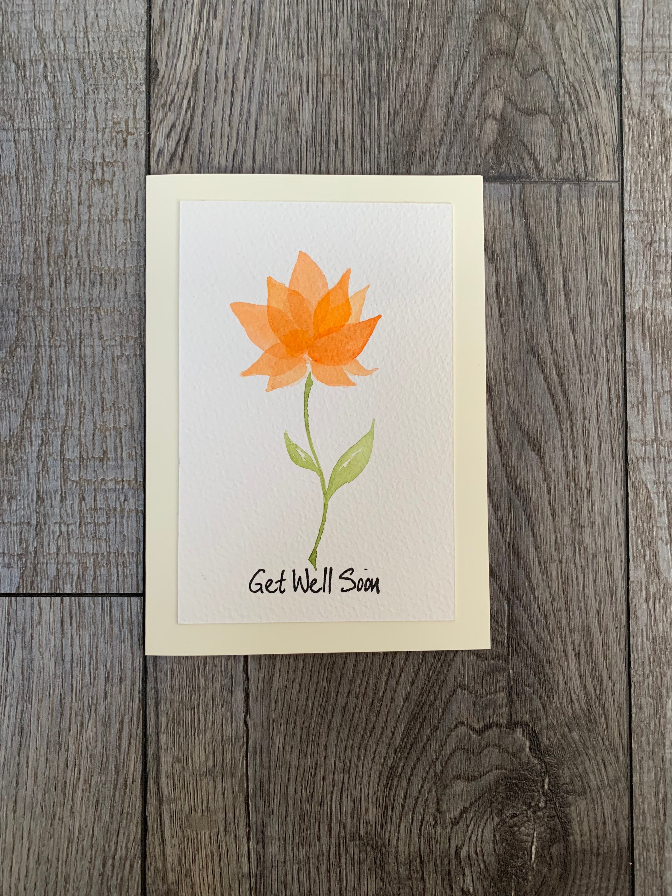 Get Well Card, Get Well Soon Card, Get Better Soon Card, Thinking of ...