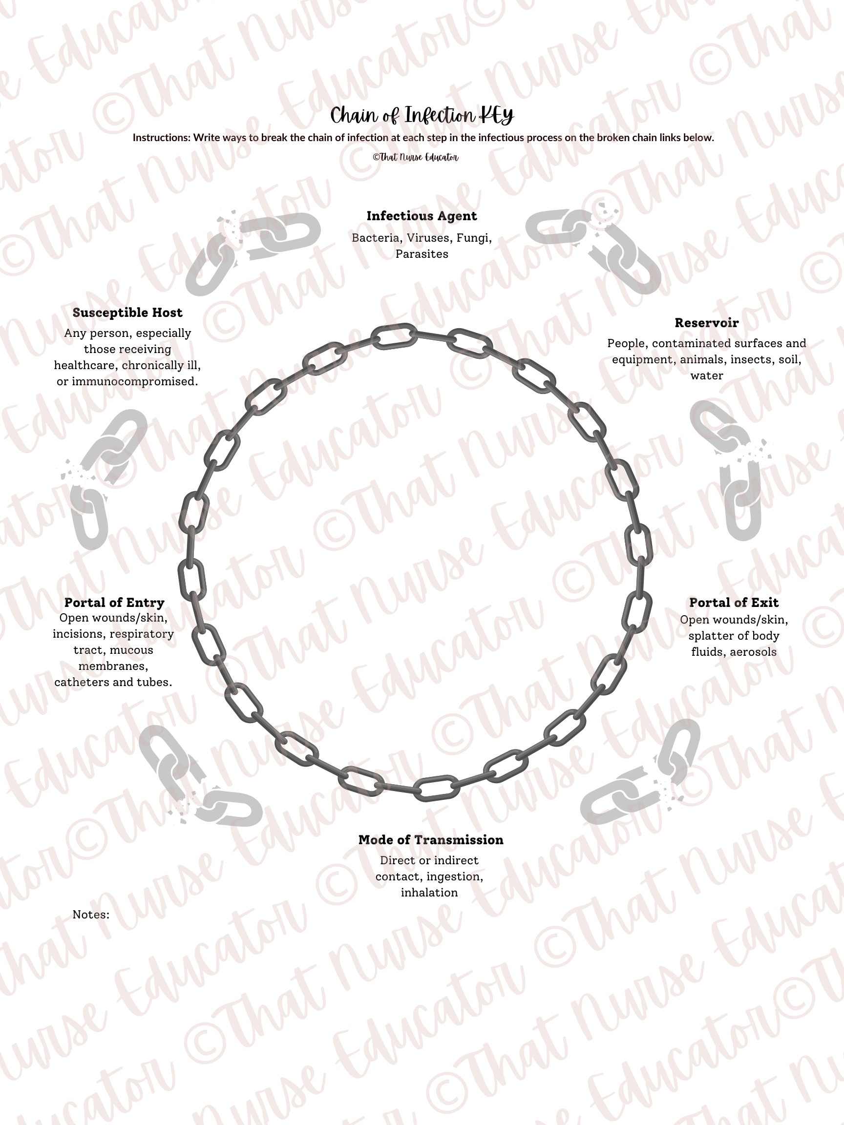 Infection Bundle for Nursing and Allied Health Instructors Including ...