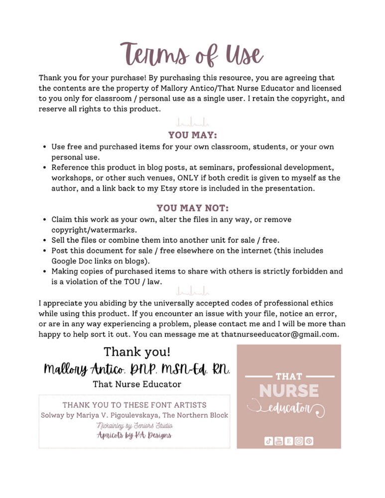 Common Conversions Poster or Handout for Health Sciences Students PDF ...