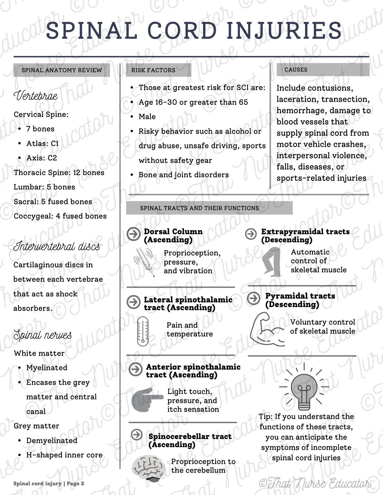 Spinal Cord Injury edition of that nursing study guide nursing - Etsy.de