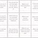 Ice Breaker Question Cards for First Day or Introducing Groups of ...