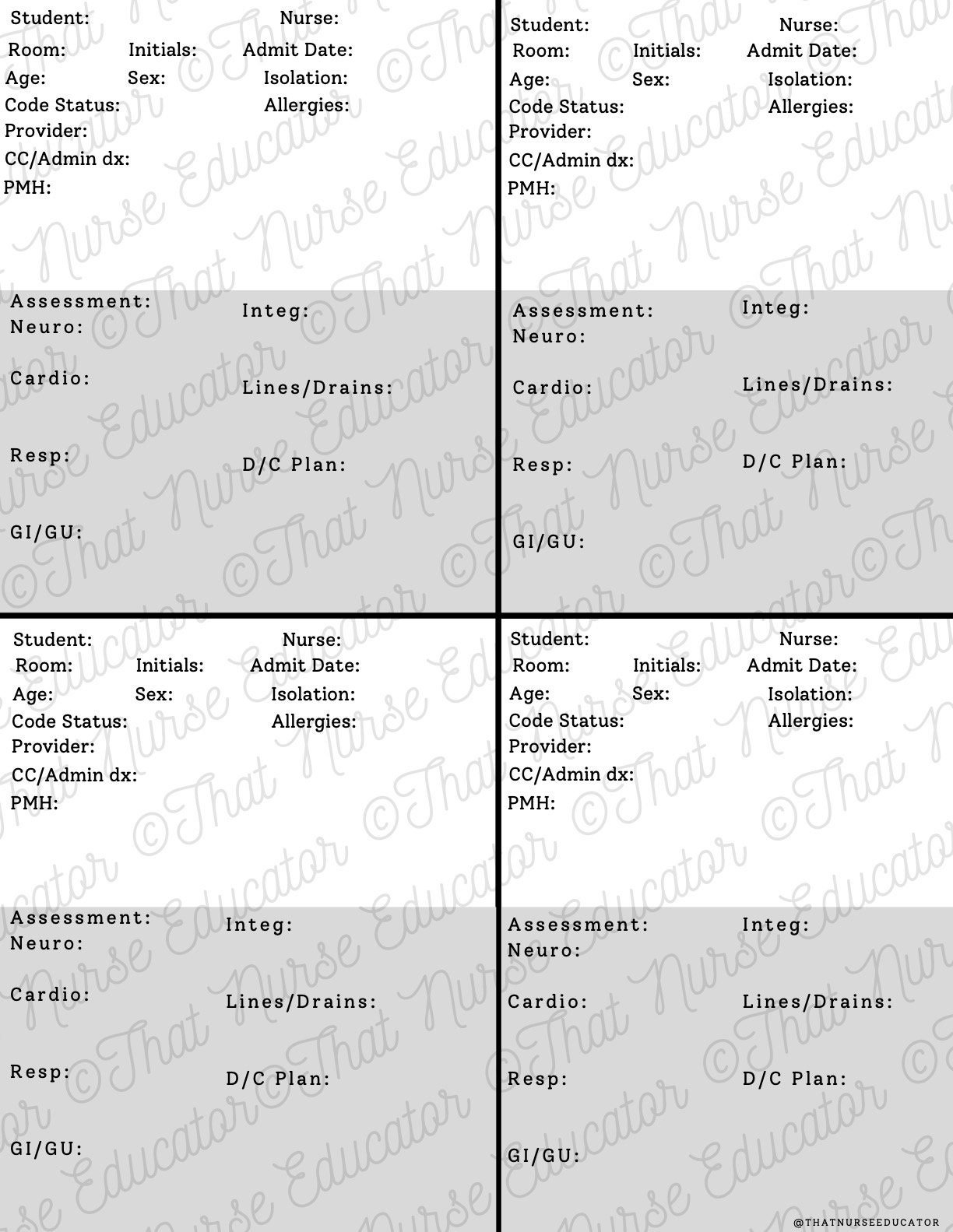 Nursing Clinical Instructor Report Sheet Edition of That Nursing ...