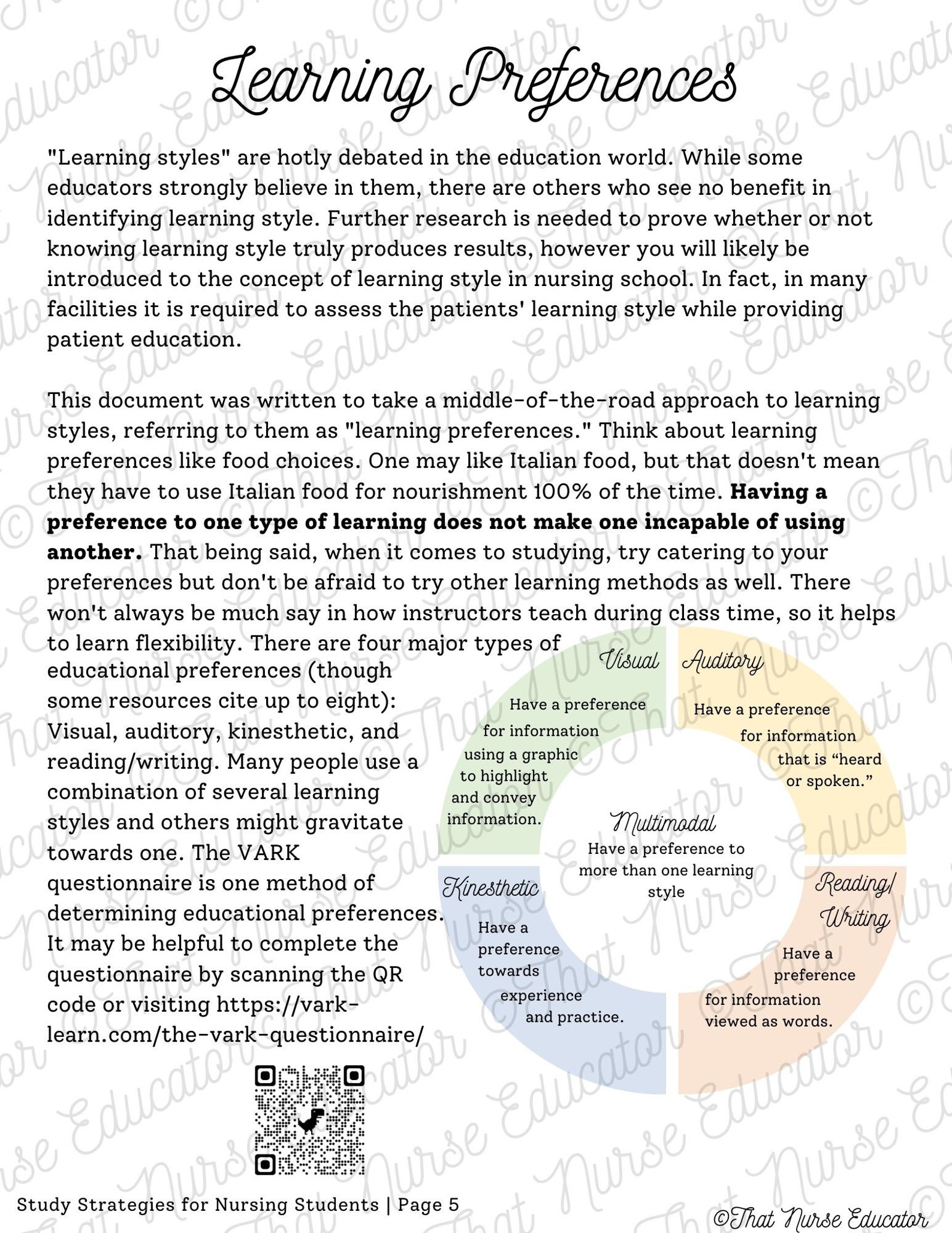 Evidence-based Study Strategies for Nursing Students With Templates ...