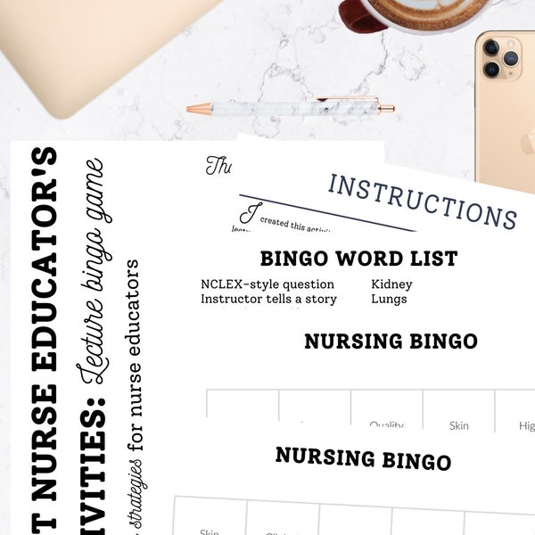 Nursing Educator Resources - Etsy
