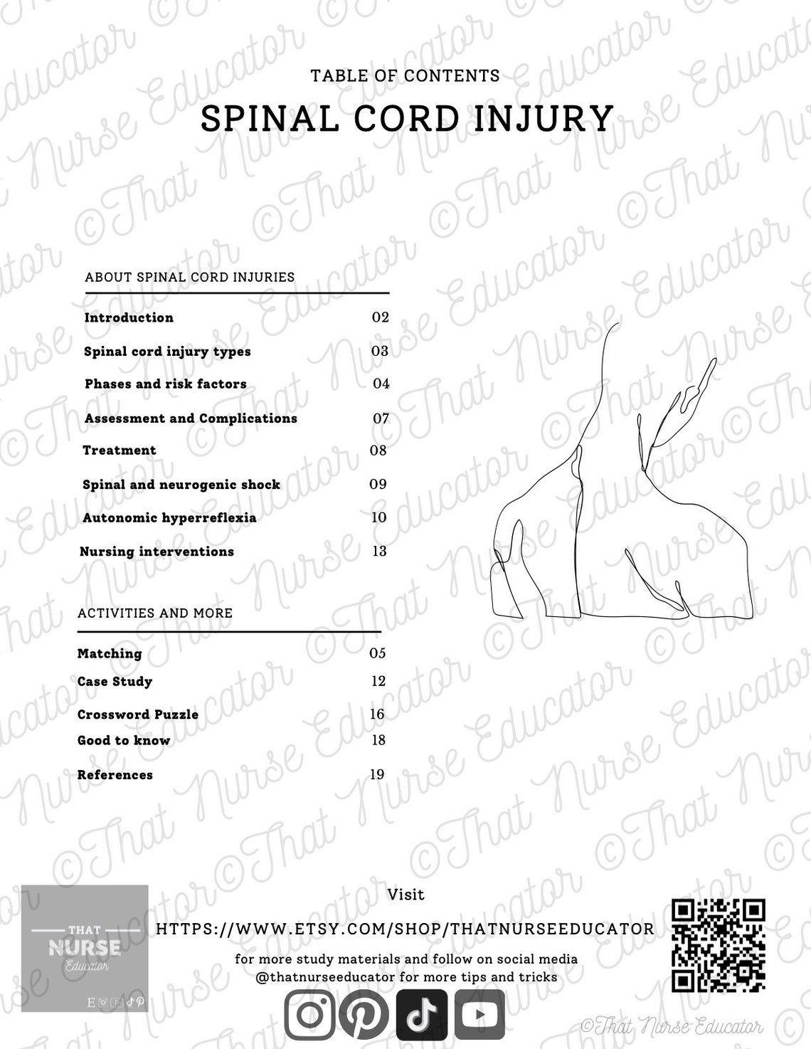 Spinal Cord Injury Edition of That Nursing Study Guide Nursing School ...