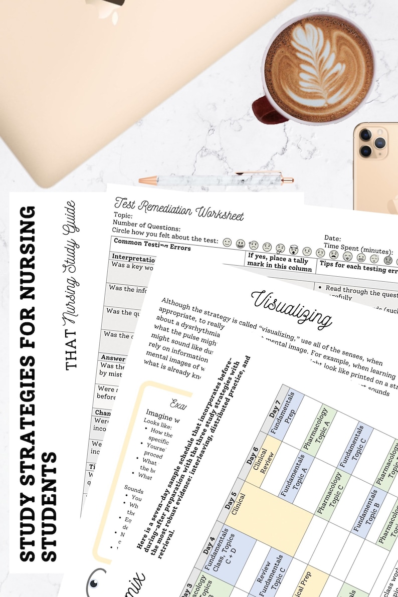 Evidence-based Study Strategies for Nursing Students With Templates ...