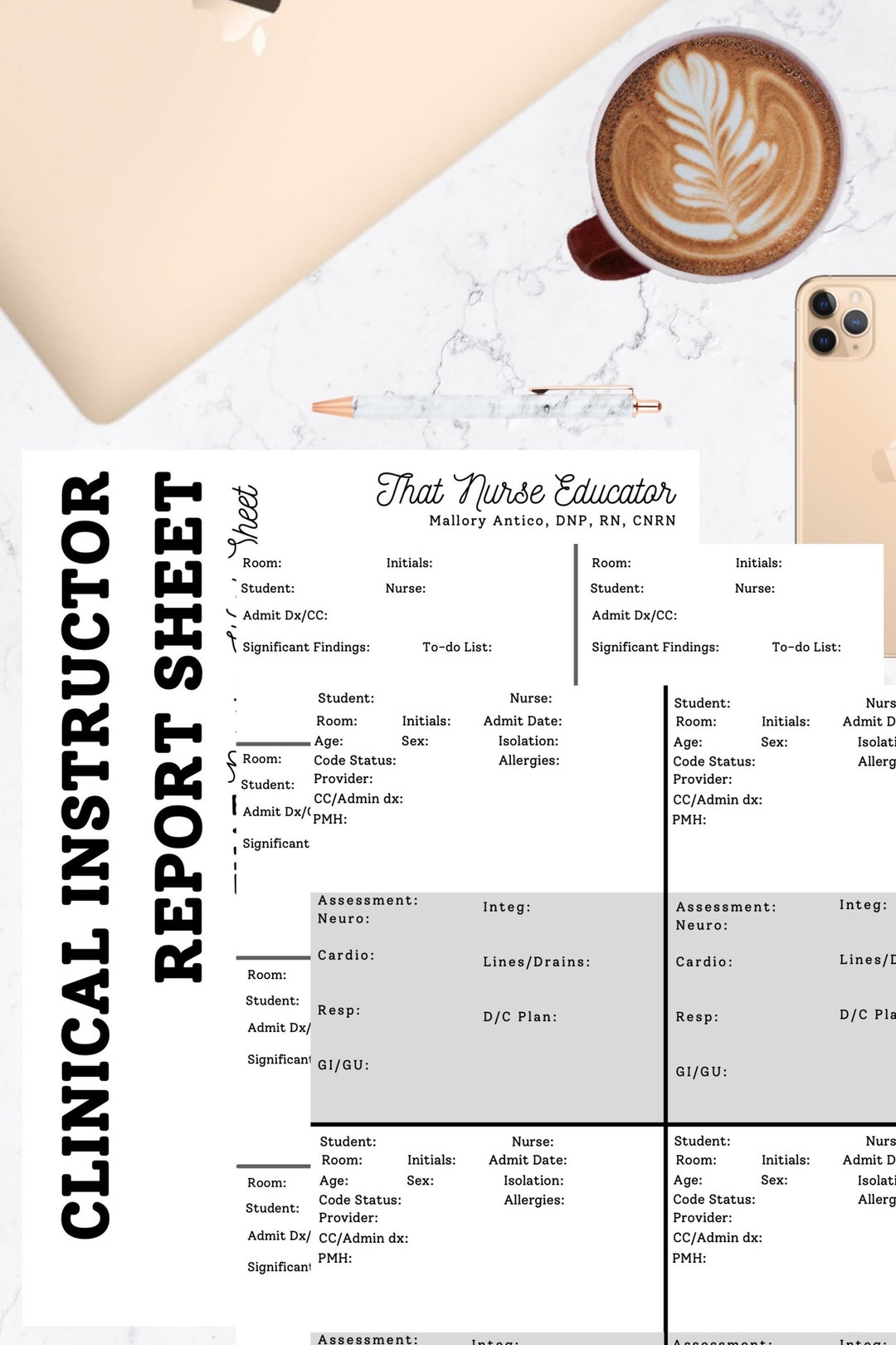 Nursing Clinical Instructor Report Sheet Edition of That Nursing ...