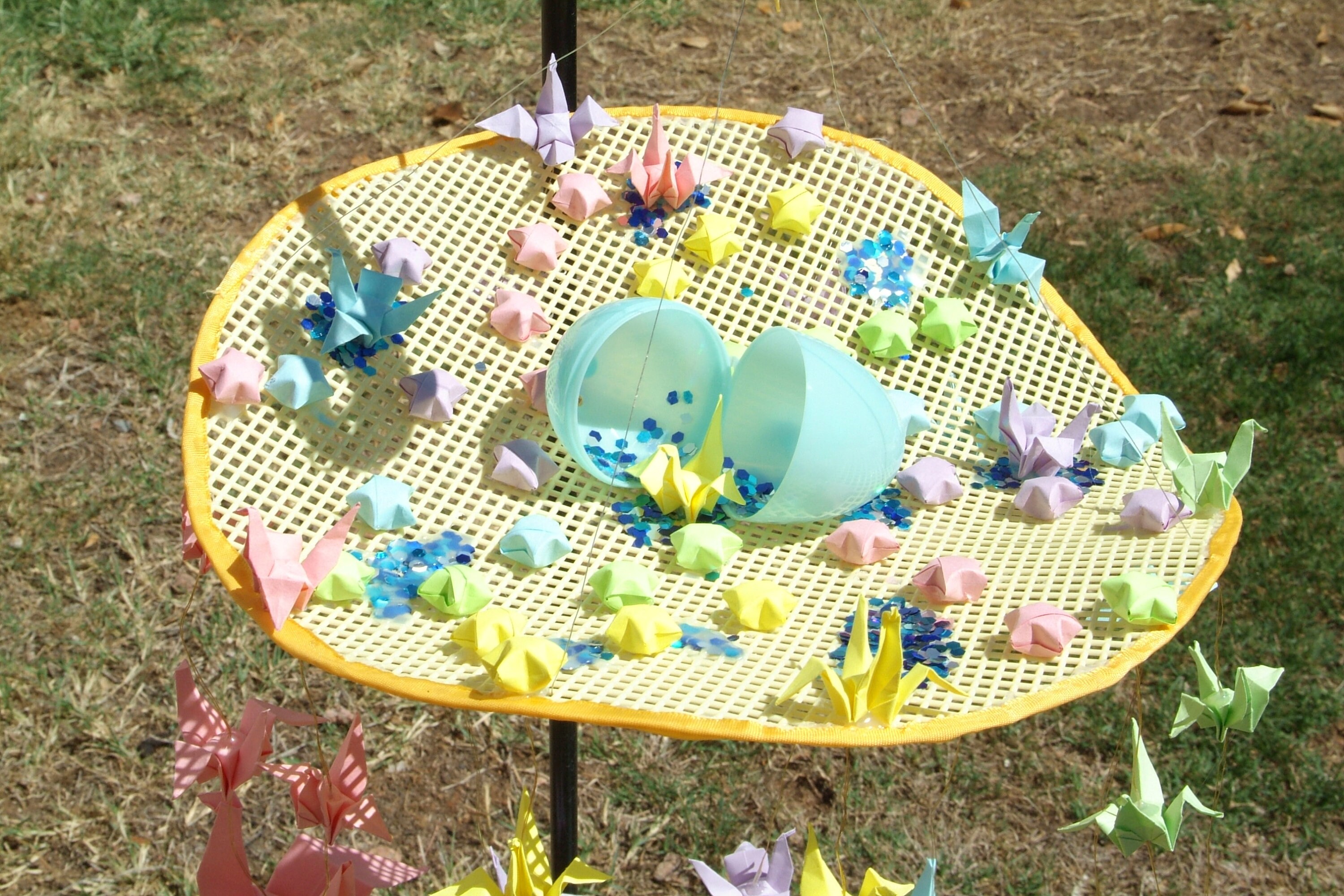 Hanging Origami Easter Mobile - Etsy