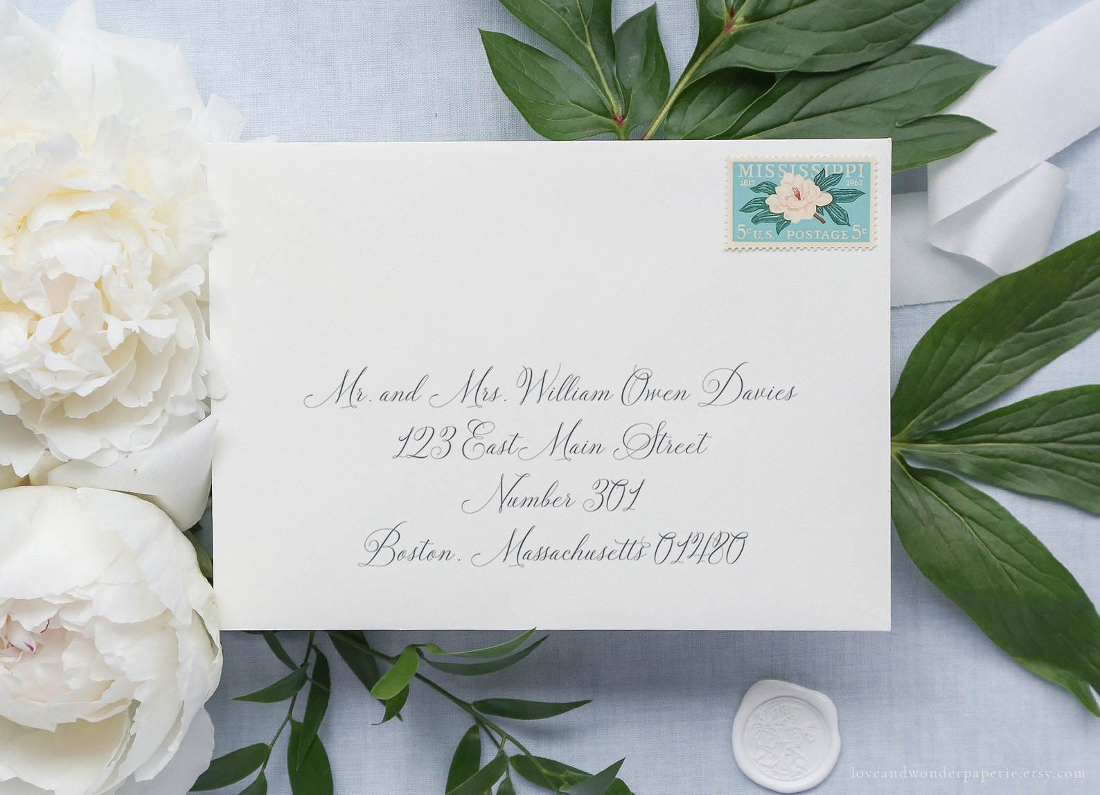 Wedding Envelope Address Template, Printable Envelope Template, Guest ...