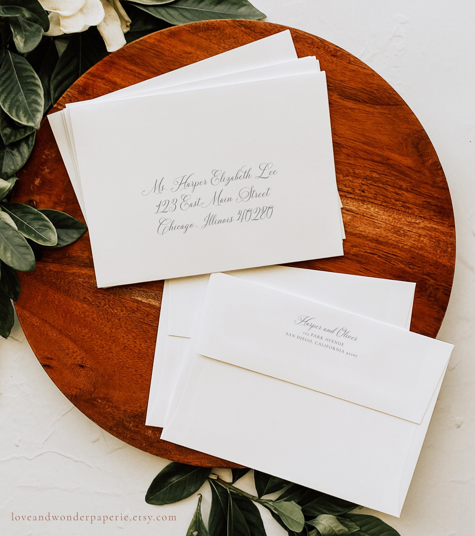 Wedding Envelope Address Template, Printable Envelope Template, Guest ...