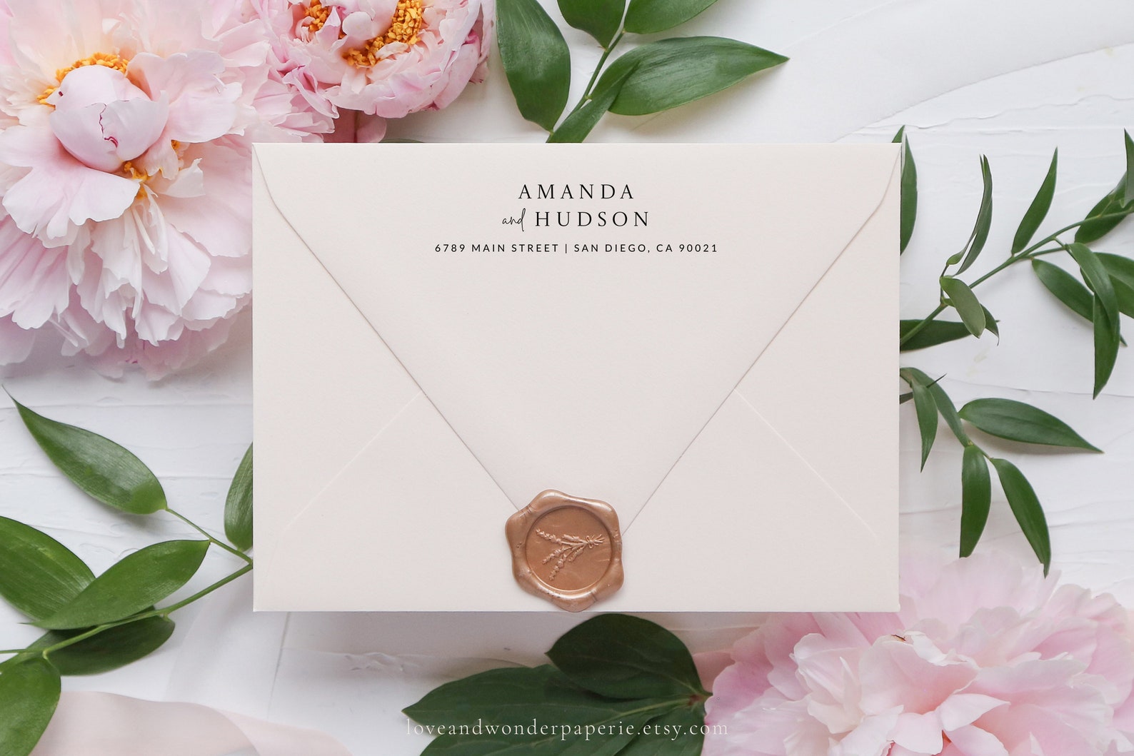 Wedding Envelope Address Template, Printable Envelope Template ...