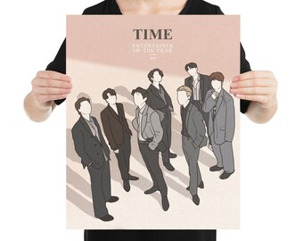 Bts Time Magazine Cover - Etsy