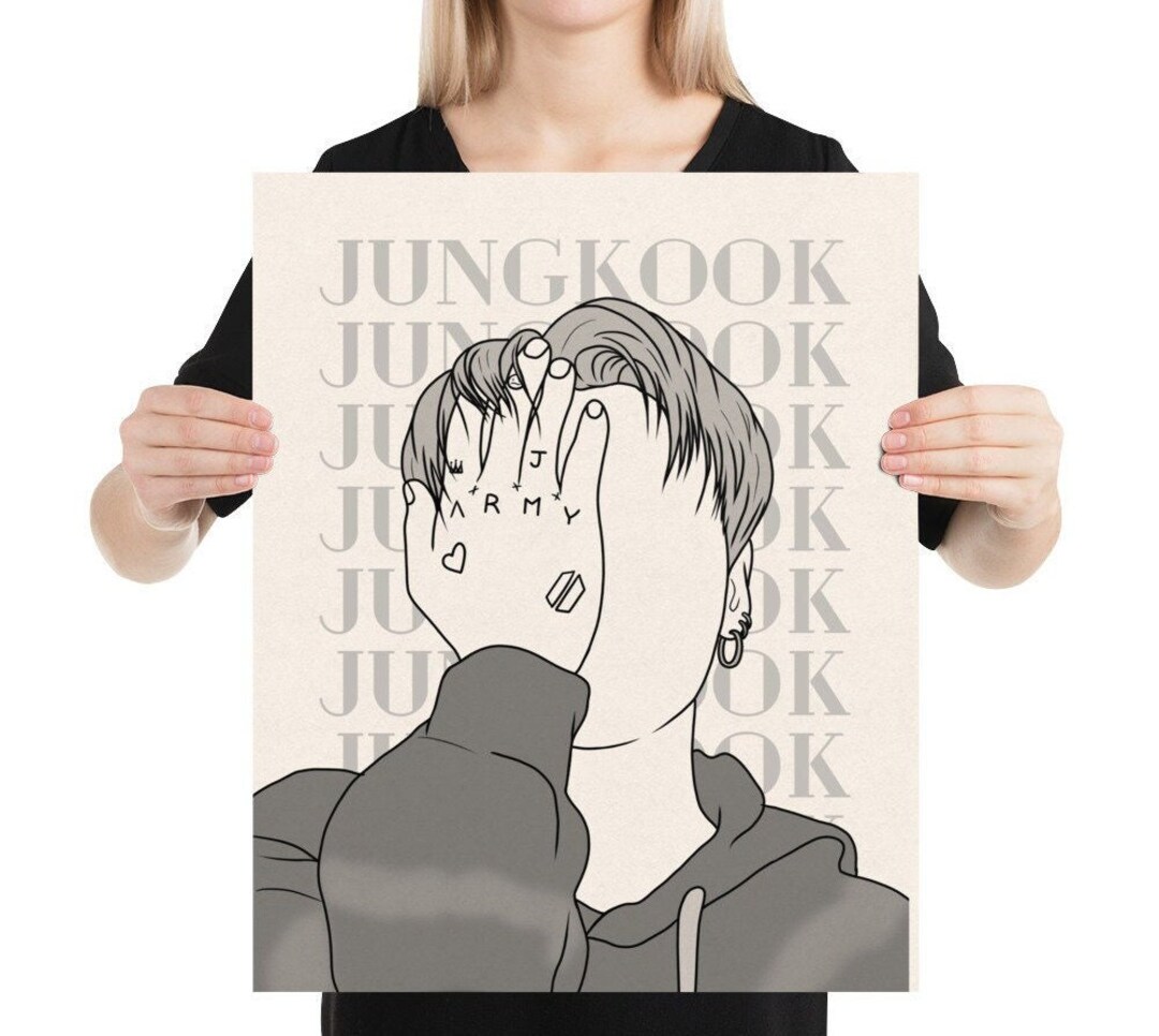 BTS JK Jungkook Poster BTS Jungkook Poster Bts Room Decor - Etsy