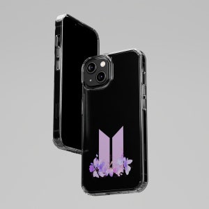 Kpop Logo Phone Case, Purple Ver. Clear Cases, Kpop Gift, Kpop Merch, Kpop Phone Case Samsung ...