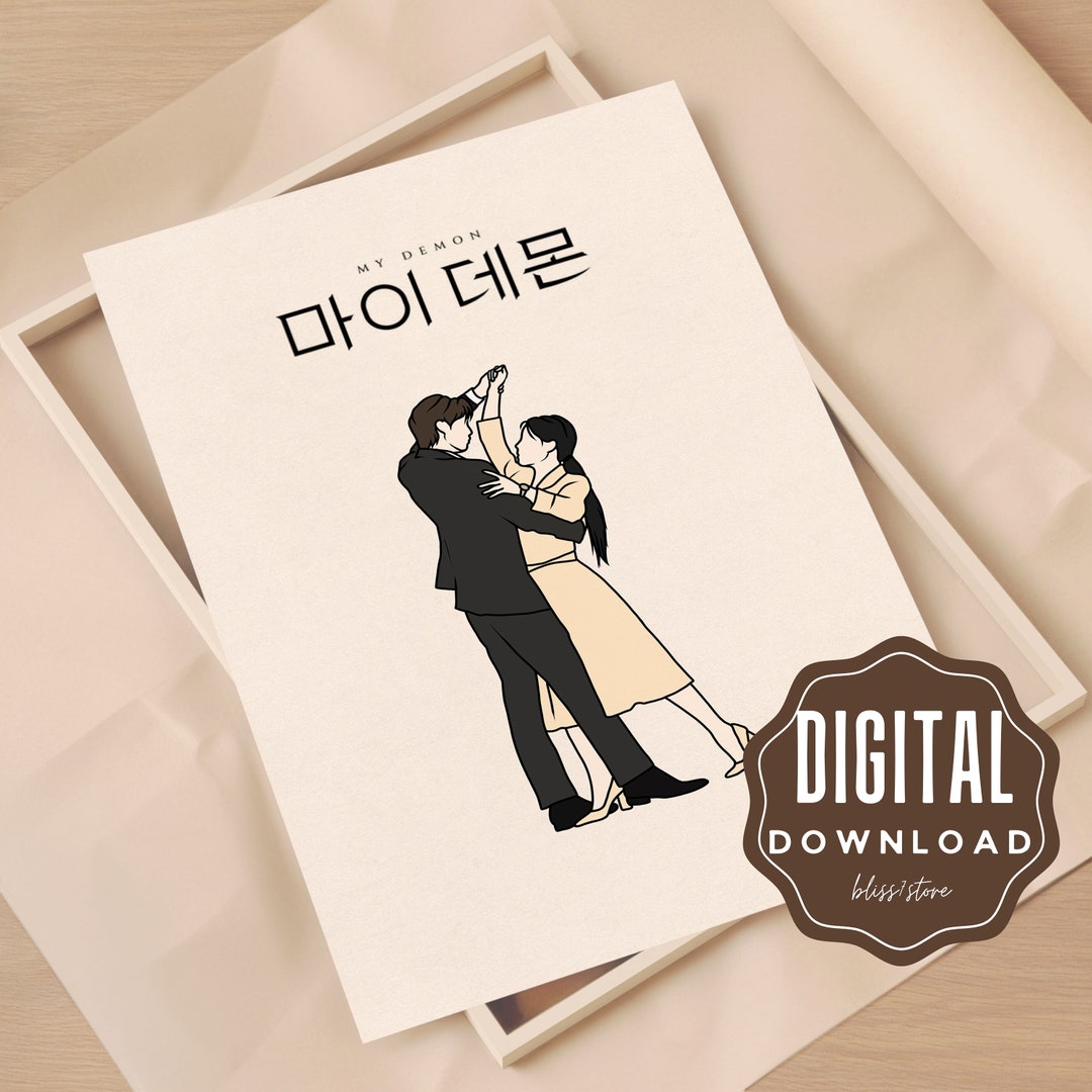My Demon, My Demon Printable, K-drama Printable Art, K-drama Printable ...