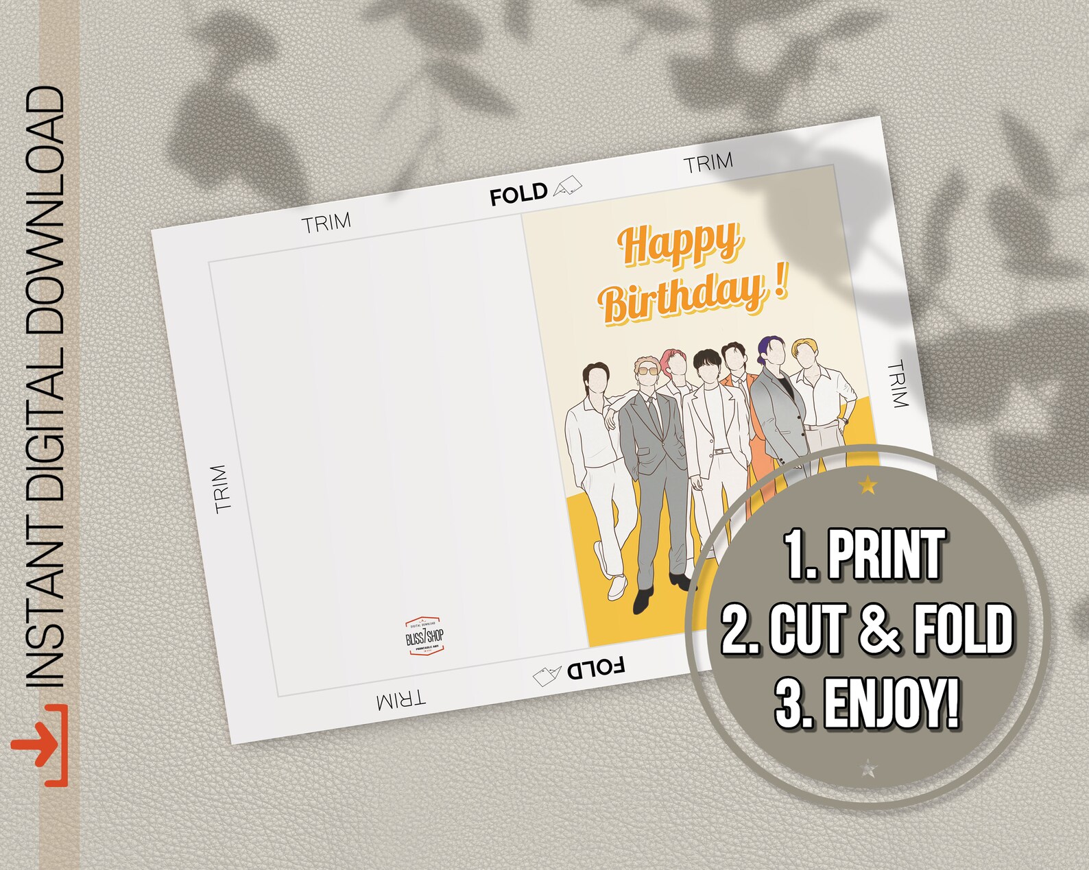 BTS Butter Card Bts Birthday Card BTS Card Bts Gift Bts - Etsy