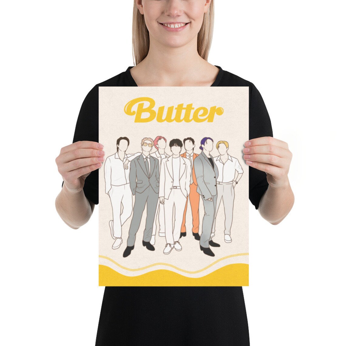 BTS Butter Poster Bts Butter Kpop Butter BTS Wall Art Bts | Etsy