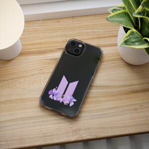Kpop Logo Phone Case, Purple Ver. Clear Cases, Kpop Gift, Kpop Merch, Kpop Phone Case Samsung ...
