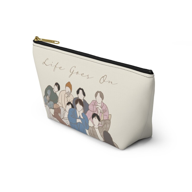 BTS Life Goes on Pouch Bts Merch Bts Gift Bts Art Kpop - Etsy