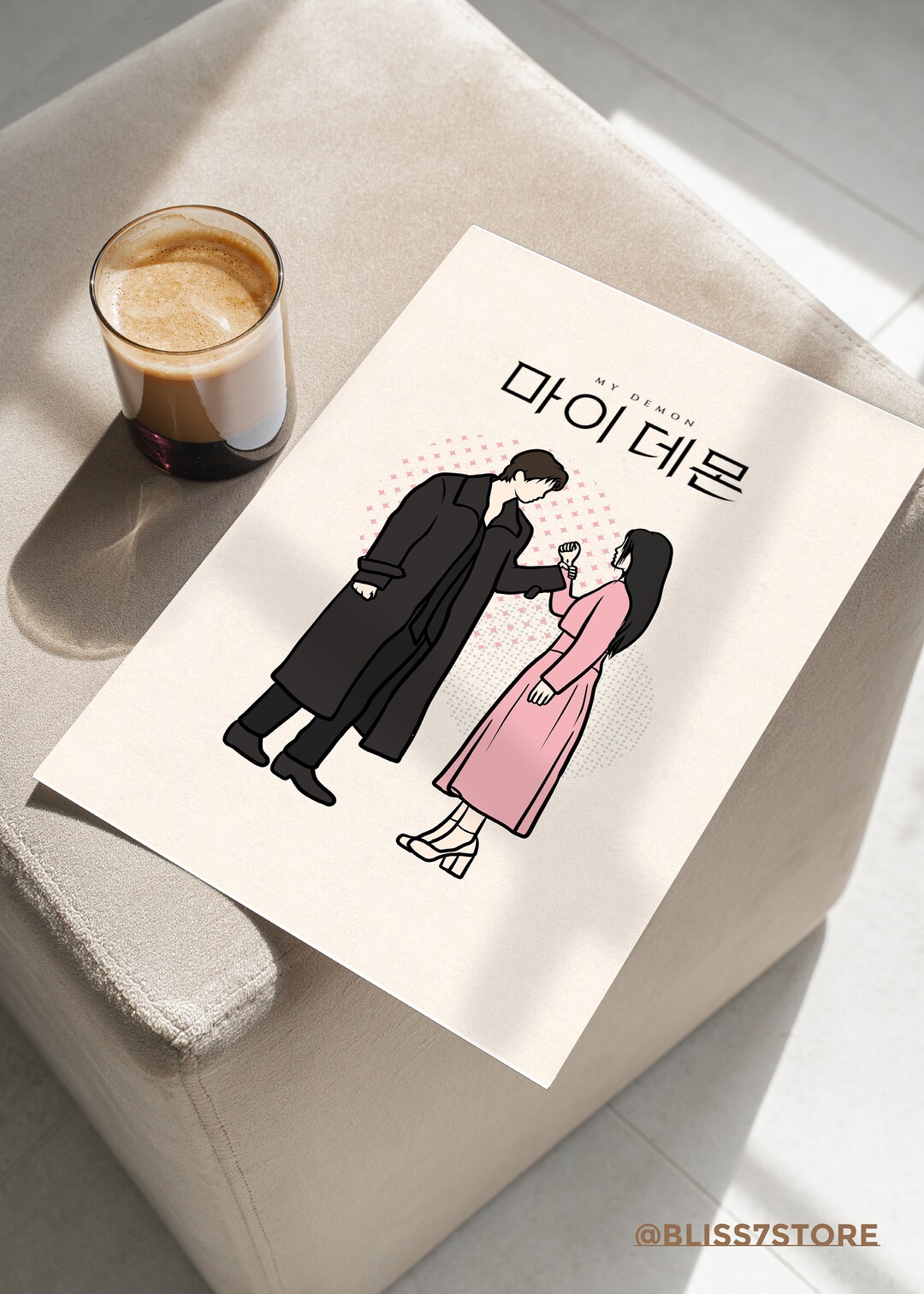 My Demon K-drama Poster, My Demon, K-drama My Demon, My Demon Art Print ...