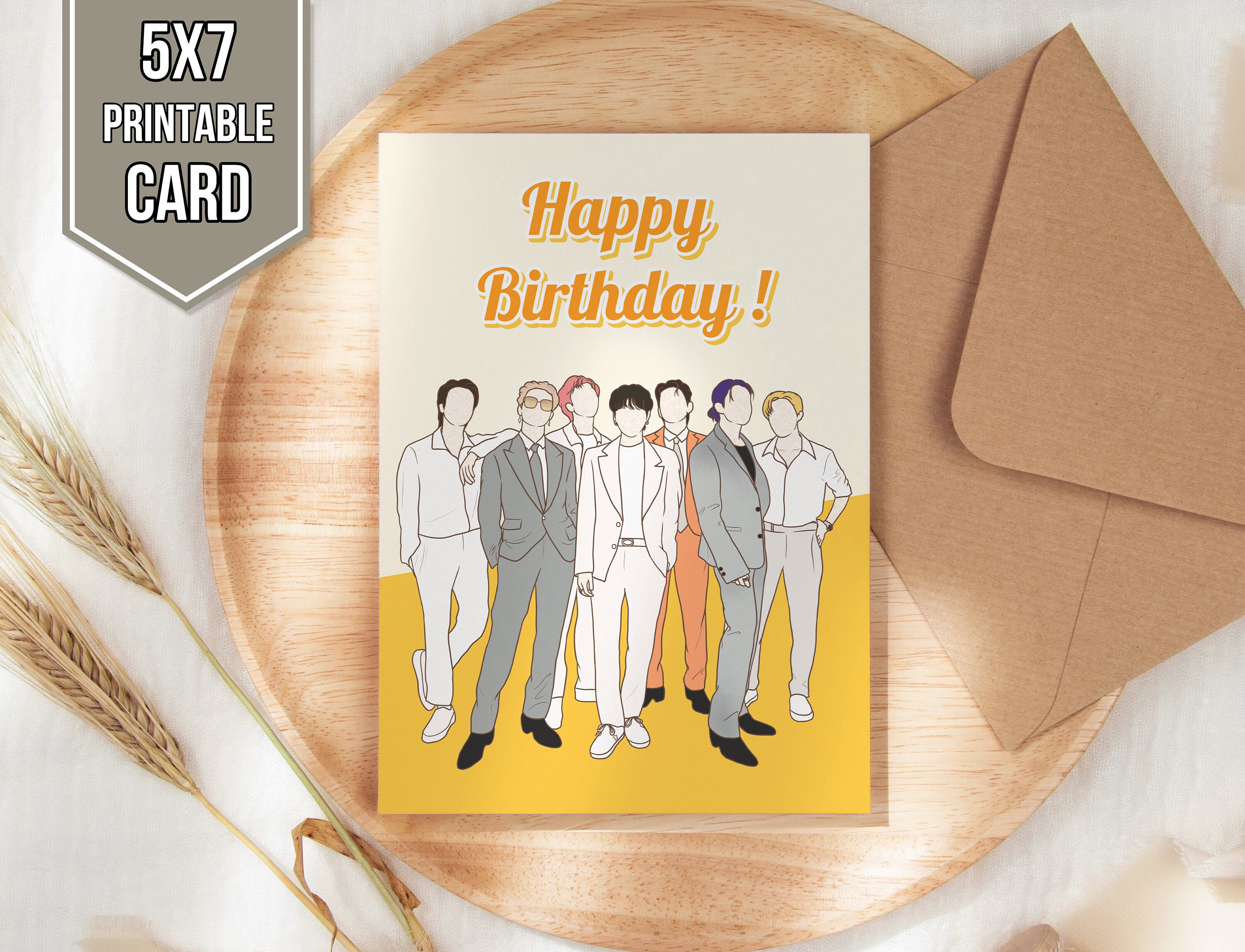 BTS Butter Card Bts Birthday Card BTS Card Bts Gift Bts | Etsy