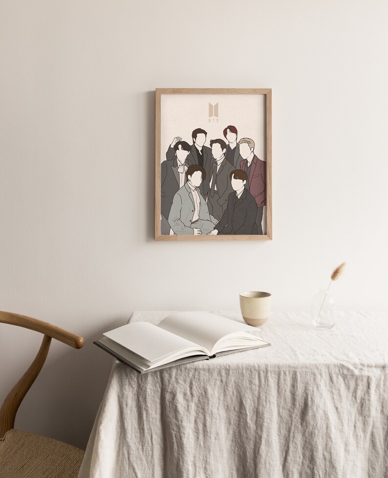 BTS TIME Poster BTS Time Magazine Bts Merch Bts Gift Bts - Etsy