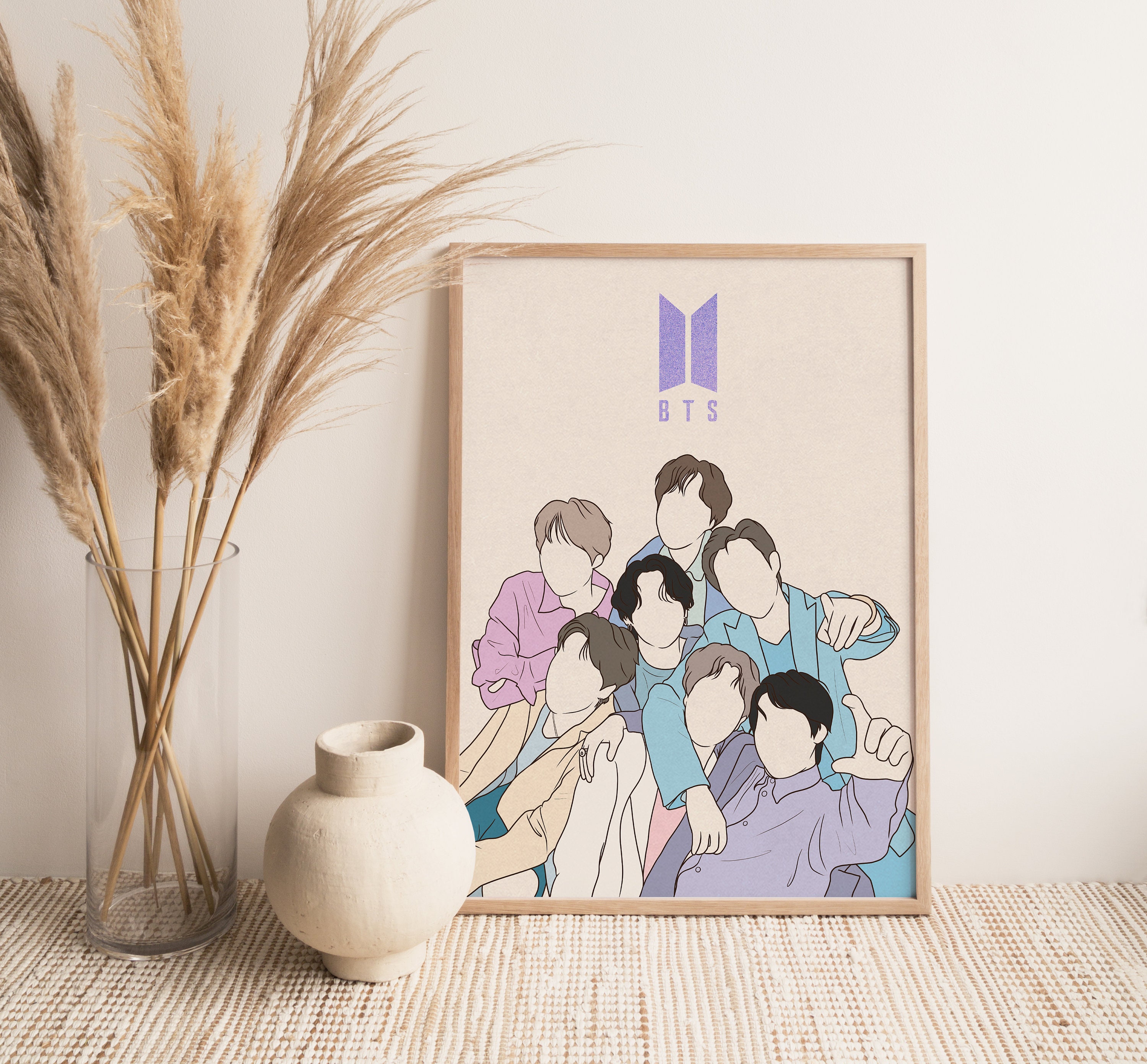 BTS Borahae, Bts Digital Download, Bts Poster, BTS Wall Art
