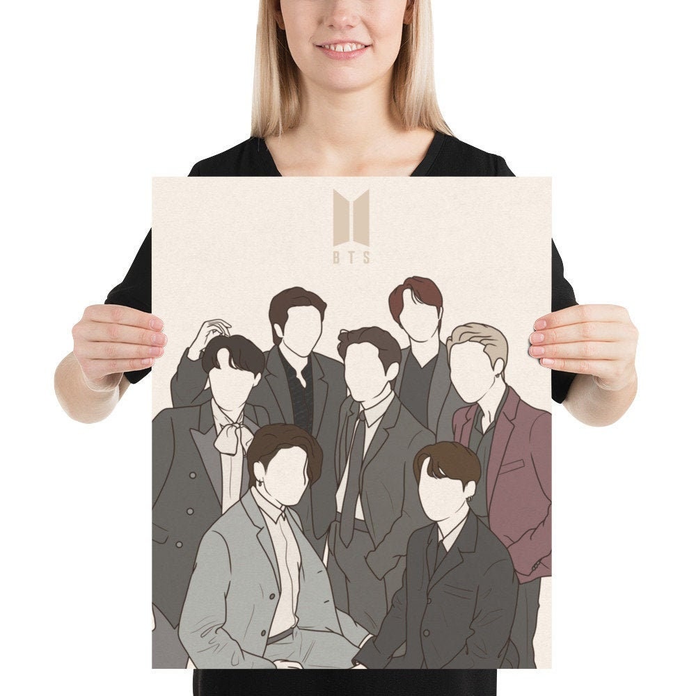 BTS TIME Poster BTS Time Magazine Bts Merch Bts Gift Bts | Etsy