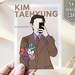 BTS V V Card BTS Card Bts Taehyung BTS Art Print Bts - Etsy