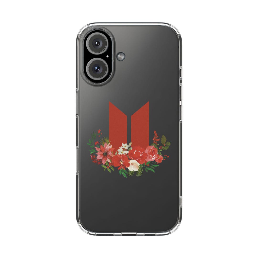 Kpop Logo Phone Case, Kpop Flower Logo, Christmas Kpop Case, Kpop Gifts ...