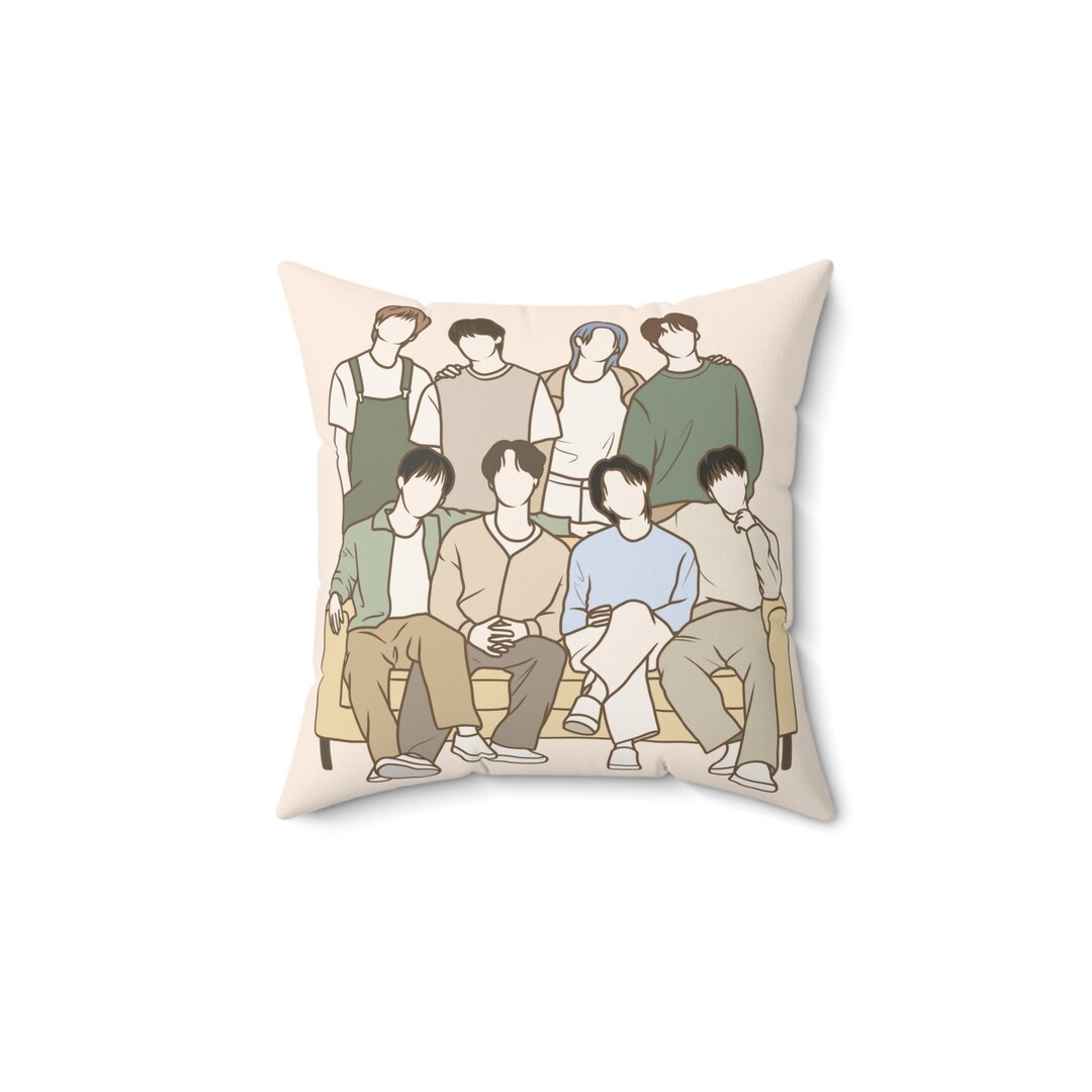 Stray Kids Pillow, SKZ Pillow, Kpop Merch, Stray Kids Gift, Polyester ...