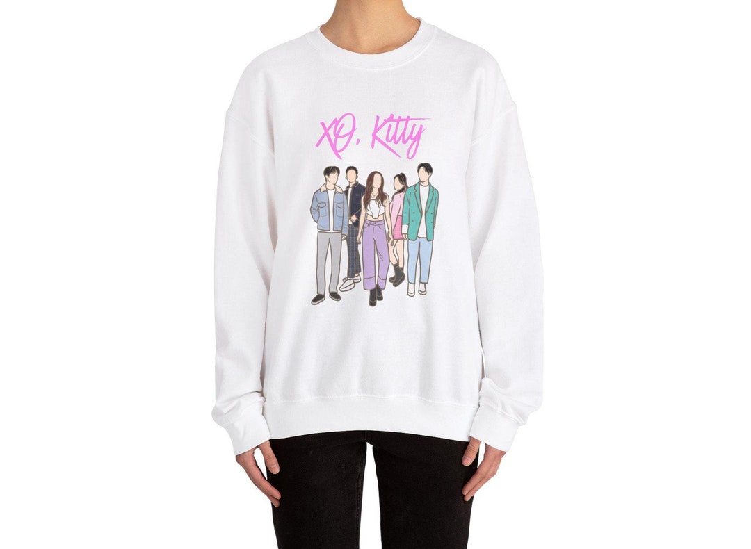 XO, Kitty Sweatshirt, Netflix Merch, XO Kitty Crewneck, XO Kitty Fan ...