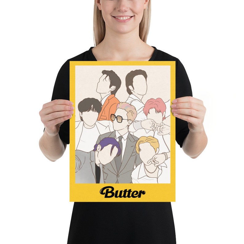 BTS Butter Poster Bts Butter Kpop Butter BTS Wall Art Bts - Etsy