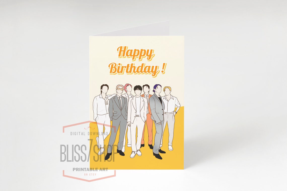 BTS Butter Card Bts Birthday Card BTS Card Bts Gift Bts - Etsy