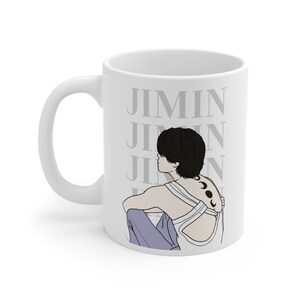 Jimin Mug, Jimin, 10oz, 15oz, Accent Mug, Jimin FACE, Set Me Free Pt.2 ...