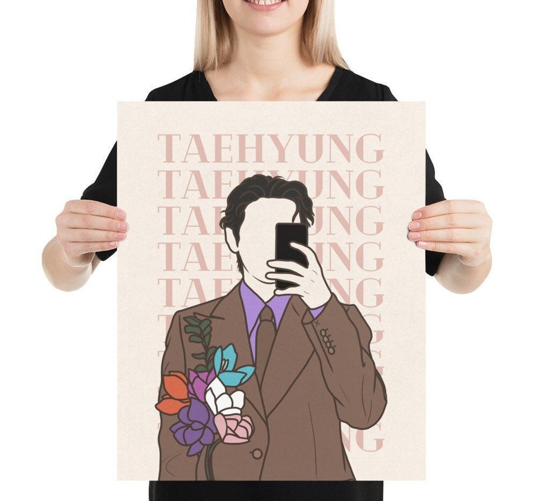 BTS V Taehyung Poster BTS V Poster Bts Room Decor Bts Wall - Etsy