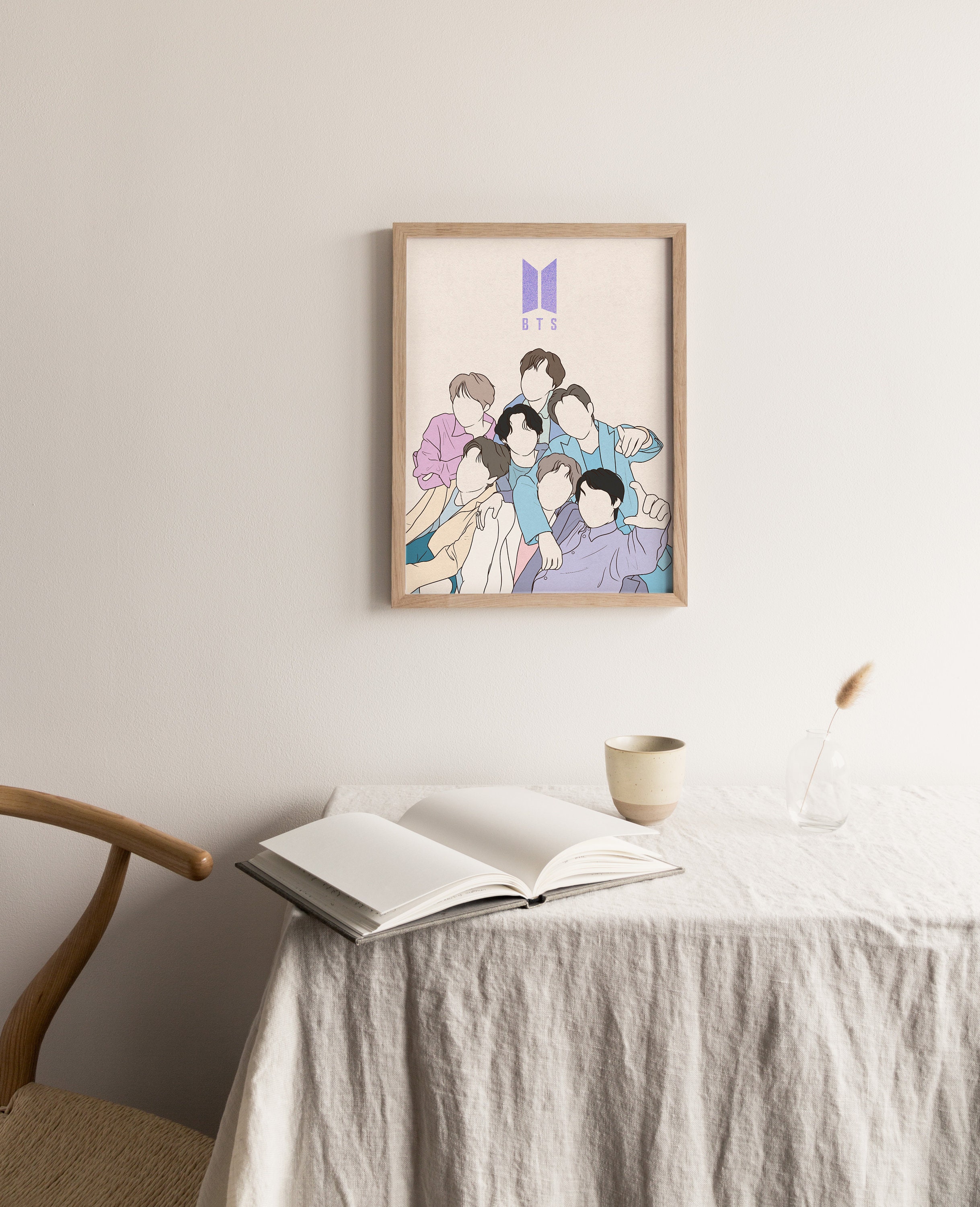 BTS Borahae, Bts Digital Download, Bts Poster, BTS Wall Art