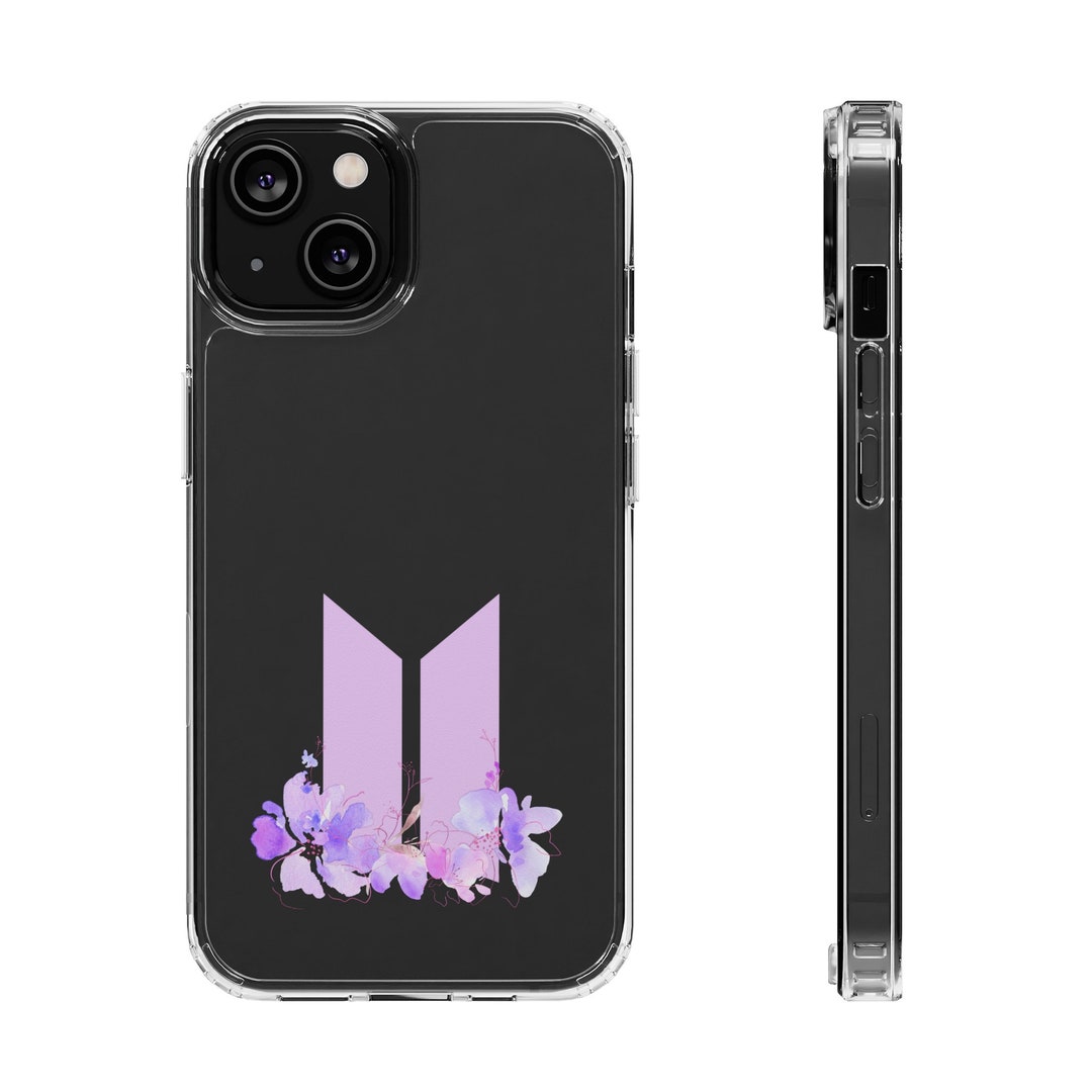 Kpop Logo Phone Case, Purple Ver. Clear Cases, Kpop Gift, Kpop Merch ...